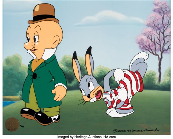Elmers Candid Camera Elmer Fudd and Happy Rabbit Bugs Bunny Prototype ...