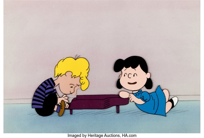 Peanuts The Charlie Brown and Snoopy Show Lucy Loves Schroeder RARE ...