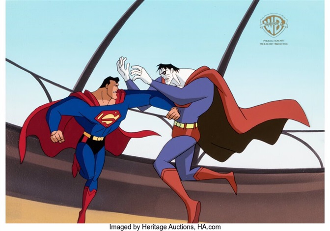 Superman The Animated Series Little Big Head Man Superman and Bizarro ...