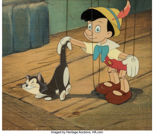 Pinocchio Figaro Disney's Pinokkio Vissenvoer Voor Figaro