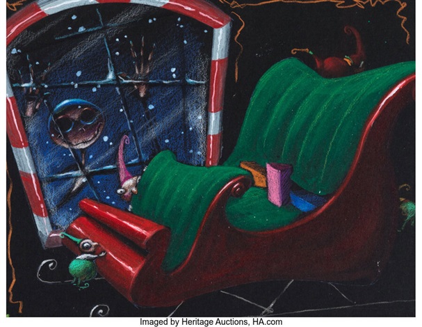 Tim Burtons The Nightmare Before Christmas Jack Skellington and Elves ...