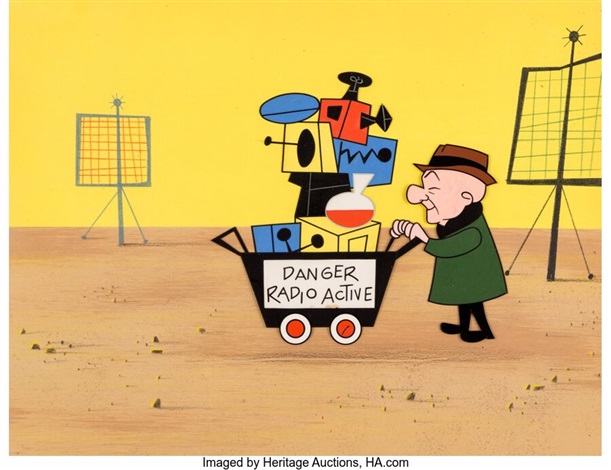 The Mr. Magoo Show Production Cel and Painted Background UPA, 1961 ...