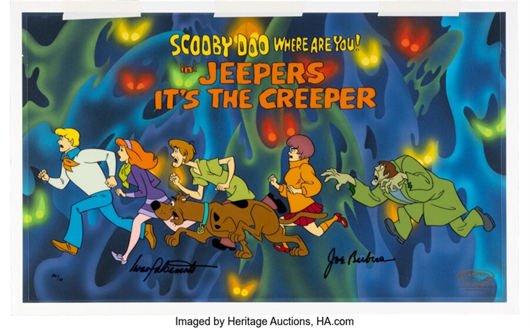 Scooby Doo Where Are You Jeepers Its The Creeper Long Sold Out Full Cast Signed Limited
