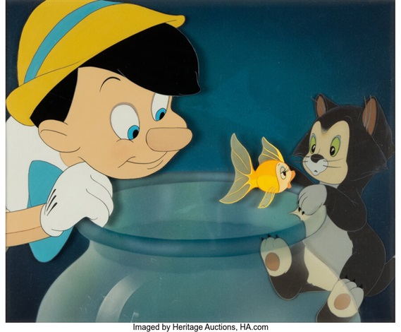 Disney Figaro Pink A La Mode Disney Cats & Dogs Series