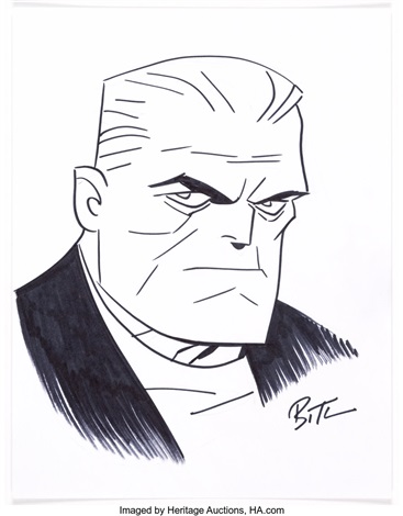 Bruce Timm - Bruce Wayne Specialty Illustration Original Art undated by ...