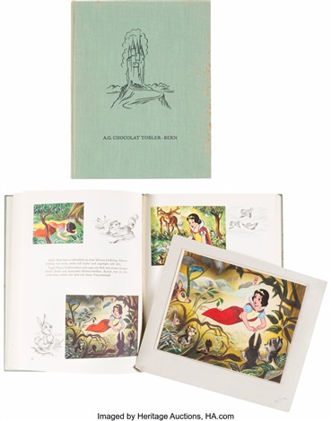 Snow White and the Seven Dwarfs Swiss Sticker Book with Original ...