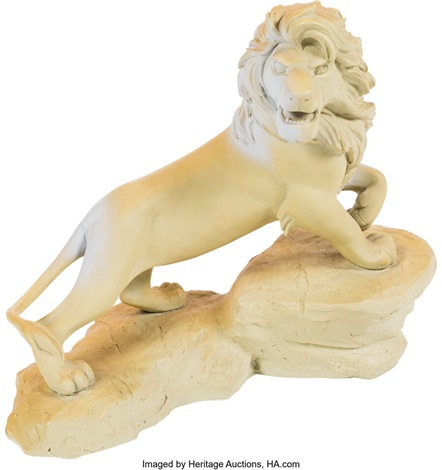 The Lion King Adult Simba Production Maquette Walt Disney, 1994 by Walt ...