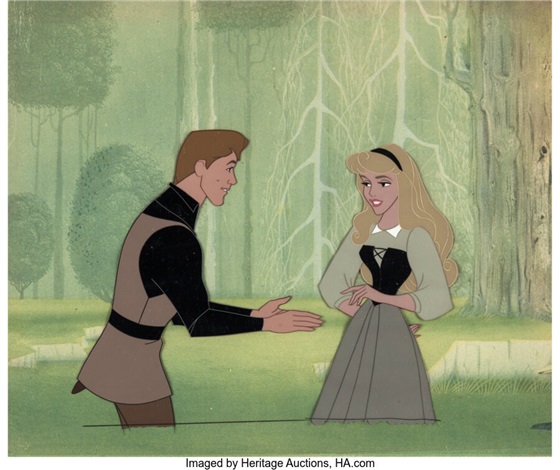 Sleeping Beauty Prince Phillip And Briar Rose Art Corner Production