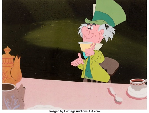 Alice in Wonderland Mad Hatter Production Cel Walt Disney, 1951 by Walt Disney Studios on artnet