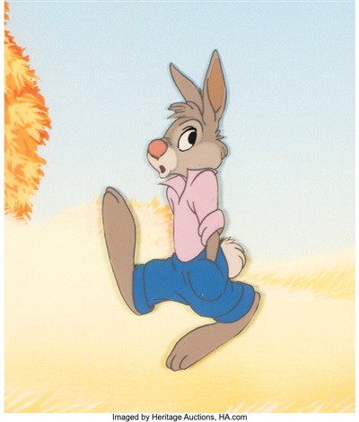 Song of the South Brer Rabbit Production Cel Walt Disney, 1946. by Walt ...