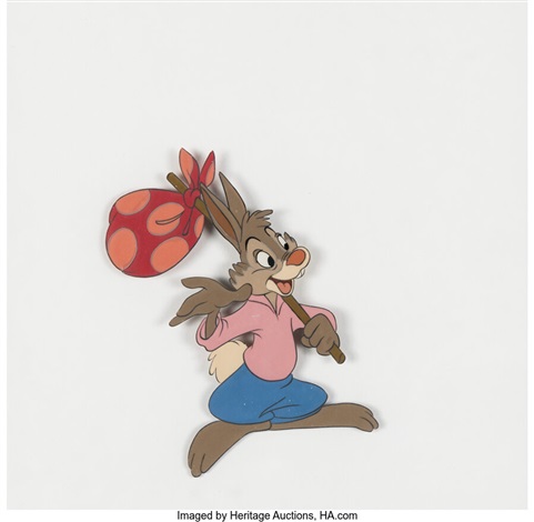 Song of the South Brer Rabbit Production Cel Walt Disney, 1946. by Walt ...