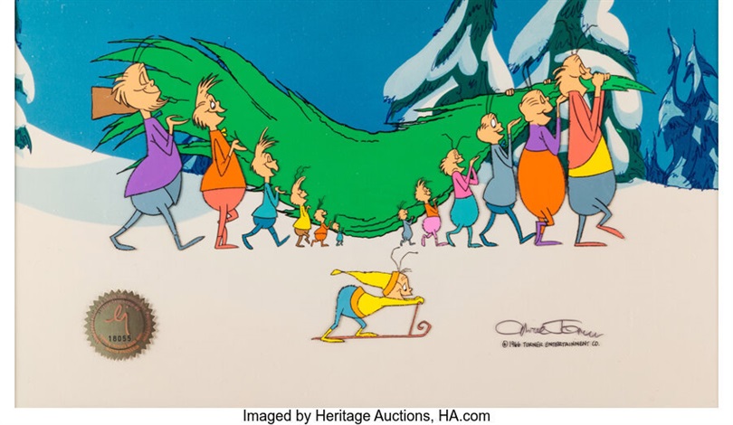 Dr. Seuss How the Grinch Stole Christmas Whos and Christmas Tree Pan ...