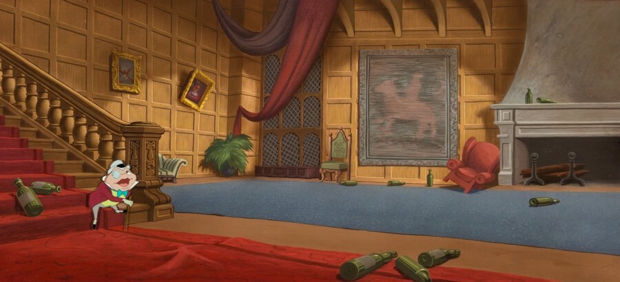 The Adventures of Ichabod and Mr. Toad J. Thaddeus Toad Production Cel ...