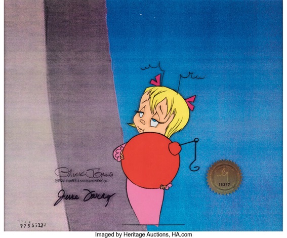 Dr. Seuss How the Grinch Stole Christmas Cindy-Lou Production Cel ...