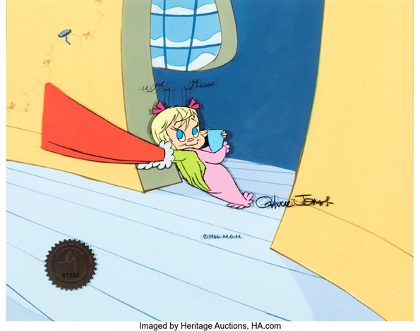 Dr Seuss How The Grinch Stole Christmas Cindy Lou Production Cel