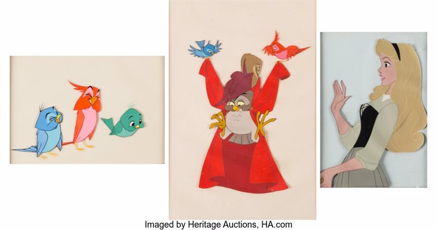 Sleeping Beauty Briar Rose with Forest Birds and Mock Prince Art Corner ...