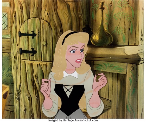 Sleeping Beauty Briar Roseprincess Aurora Production Cel Walt Disney