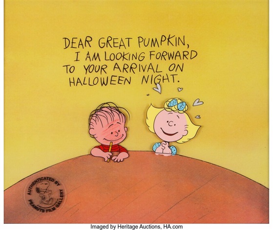 Peanuts Its the Great Pumpkin, Charlie Brown Linus and Sally Production ...