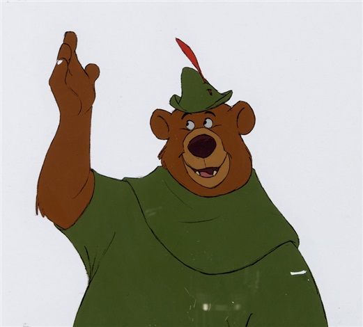 Robin Hood Little John Production Cel Walt Disney, 1973 by Walt Disney ...