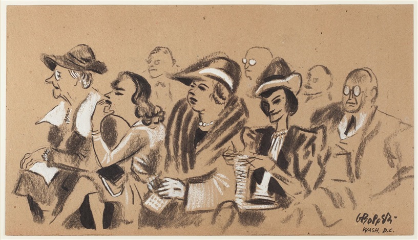 The Senate Gallery by William Gropper on artnet