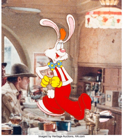 Who Framed Roger Rabbit Roger Rabbit Production Cel Walt DisneyAmblin ...