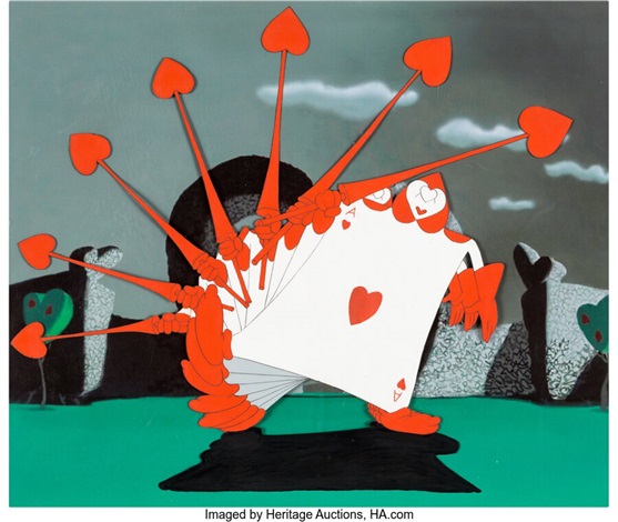 Disney Alice In Wonderland Card Soldiers Alice In Wonderland Card