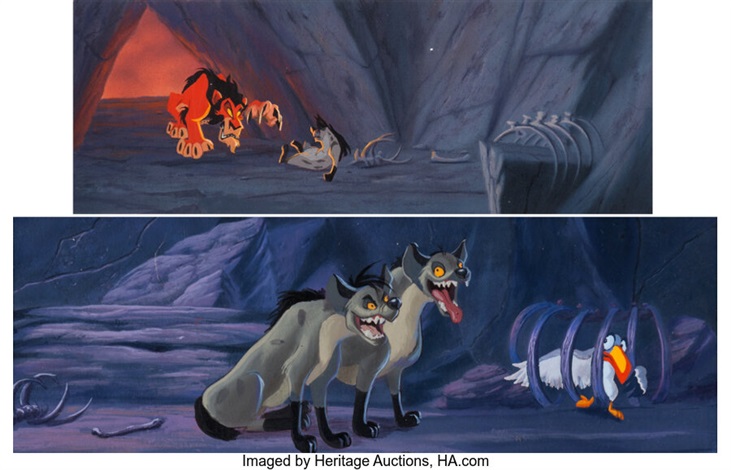 The Lion King Scar, Shenzi, Banzai, Ed, and Zazu Story ConceptColor Key ...