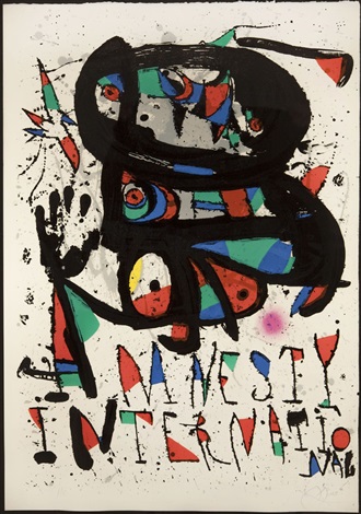 Untitled Amnesty International by Joan Miró on artnet