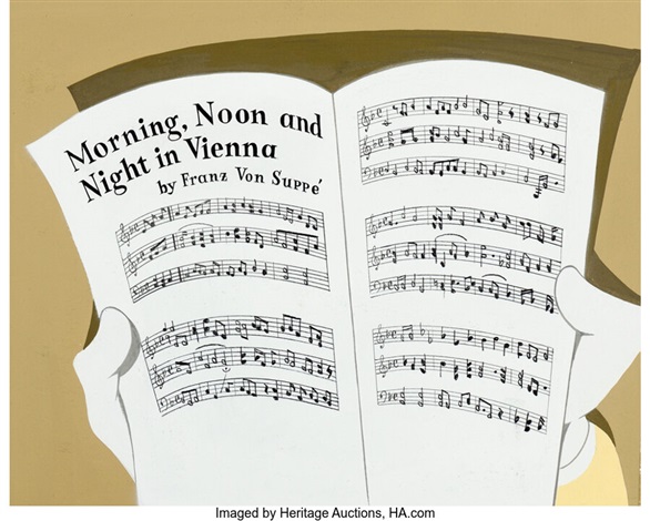 Baton Bunny Morning, Noon and Night in Vienna Sheet Music Production ...