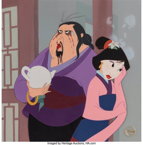 Mulan Fa Mulan and the Matchmaker Presentation Cel Setup and Hand ...