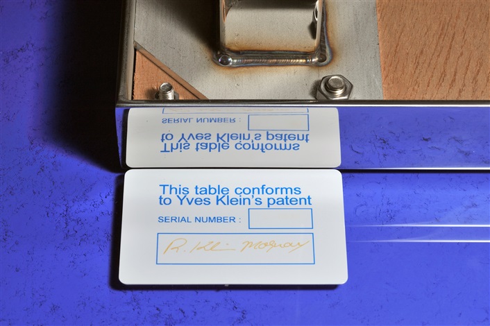 Table IKB® Blue by Yves Klein on artnet