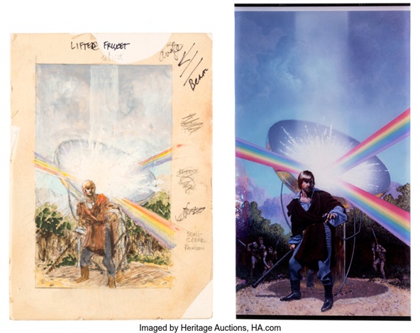 Carl Lundgren Imram Preliminary Cover Illustration Original Art ...