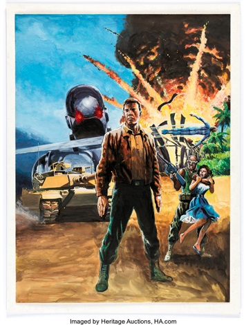 John Ridgway Marvel Graphic Novel Rick Mason, The Agent Cover Painting ...