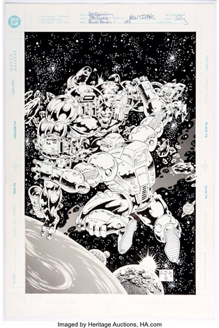 J.B. Jones and Rich Rankin The New Titans 123 Unidentified Splash Page ...