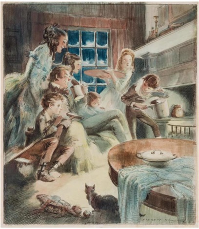 Tiny Tim by Charles Dickens by Everett Shinn on artnet