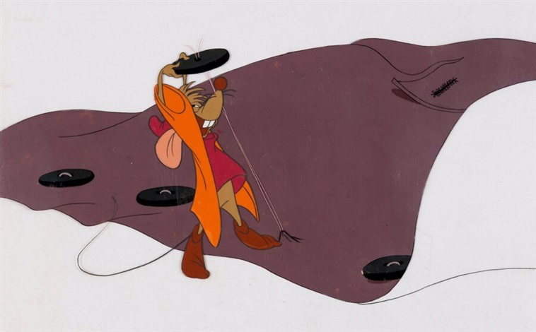 Cinderella Jaq Production Cel Walt Disney, 1950 by Walt Disney Studios ...