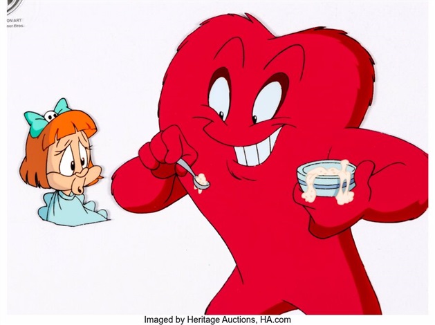 Tiny Toon Adventures Night Ghoulery Elmyra and Gossamer Production Cel ...