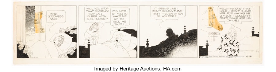 George McManus Bringing Up Father Daily Comic Strip Original Art dated ...