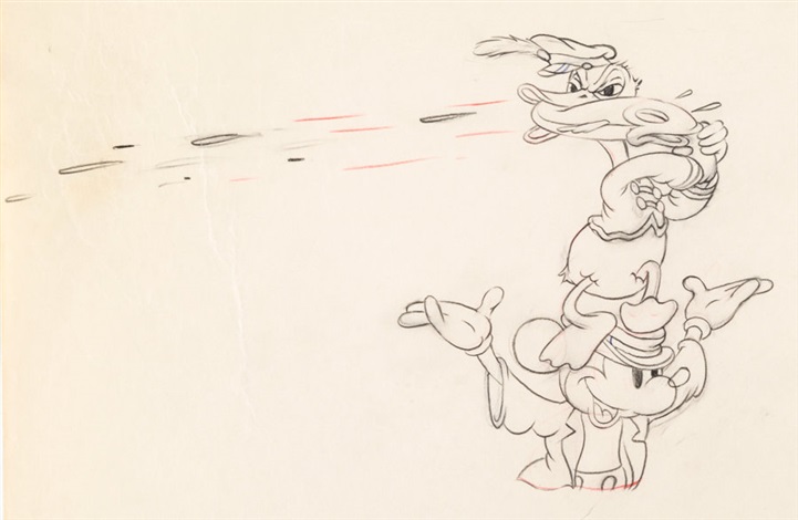 Mickeys Circus Mickey Mouse and Donald Duck Animation Drawing Walt ...