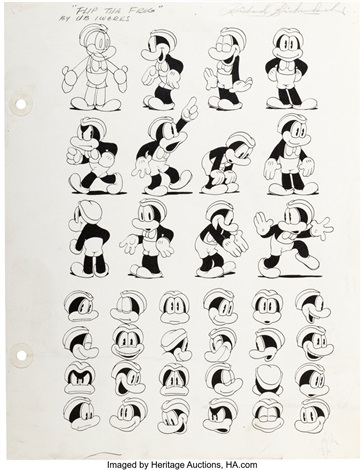 Coo Coo the Magician Character Guide and Generic Flip the Frog Studio ...