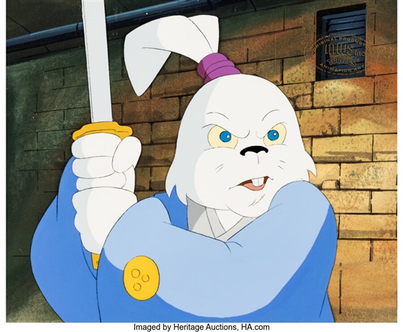 Teenage Mutant Ninja Turtles Miyamoto Usagi Production Cel and Master ...