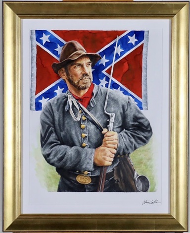 Civil War - Confederate Soldier by Chris Calle on artnet