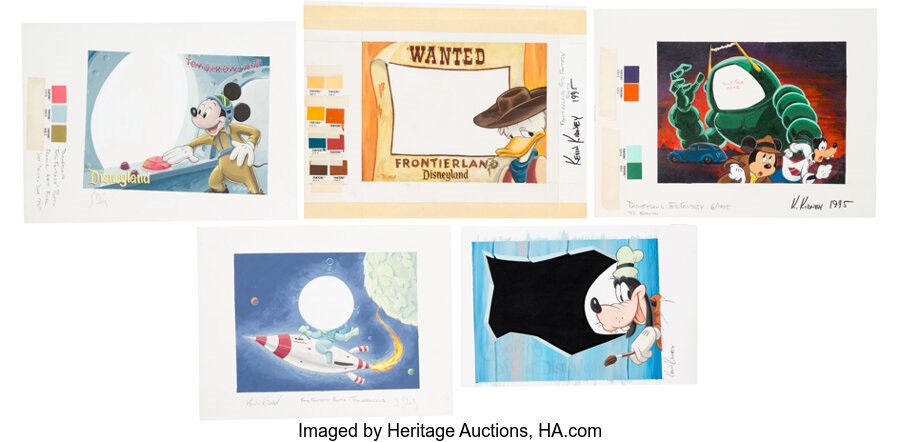 Disneyland - Foto Fantasy Booth Original Artwork by Kevin Jody Group of ...