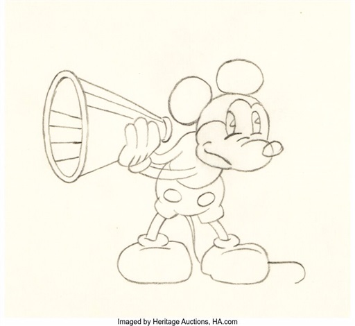 Mickey Mouse Club Promo Film Animation Drawing Walt DisneyUnited ...