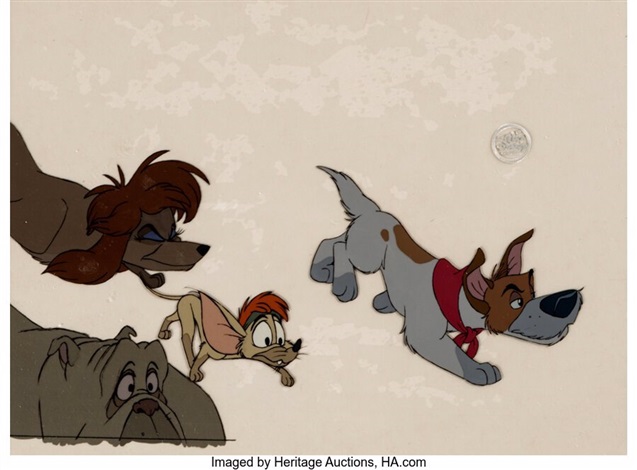 Tito Oliver And Company Production Drawing Of Tito From Oliver And