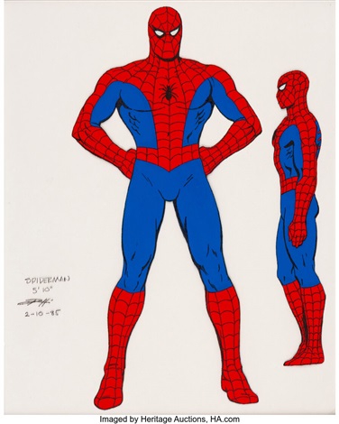 Spider-Man and His Amazing Friends Spider-Man Character Color Model Cel ...
