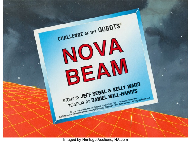 Challenge of the GoBots Nova Beam Title Cel and Key Master Background ...