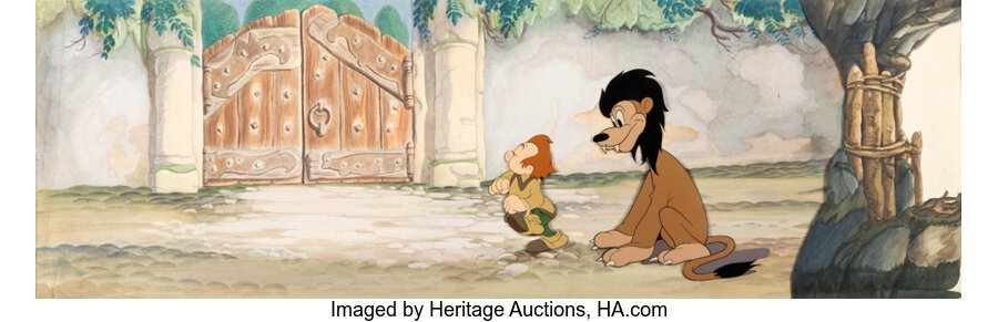 The Constable Gabby Trimmed Production Cel and 26 Pan-Size Key Master ...