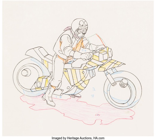 Akira Clown Gang Member Animation Drawing Tokyo Movie Shinsha, 1988 by ...