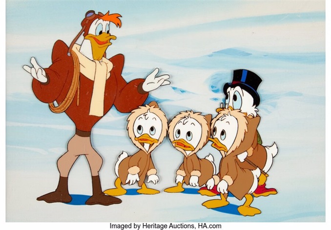DuckTales Lost Crown of Genghis Khan Production Cel and Master ...